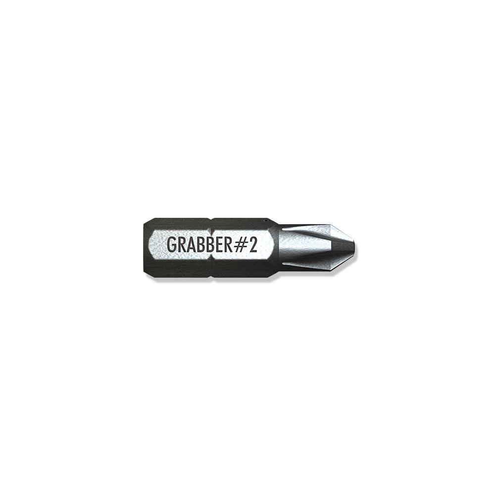 Grabber #2 Reduced Phillips Steel 1 in. Insert Bit (5-Pack)-22105 - The ...