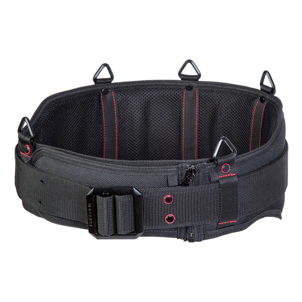 PROLOCK Unisex 60 Black Extra Padded Belt with Steel Buckle-PLA057 ...