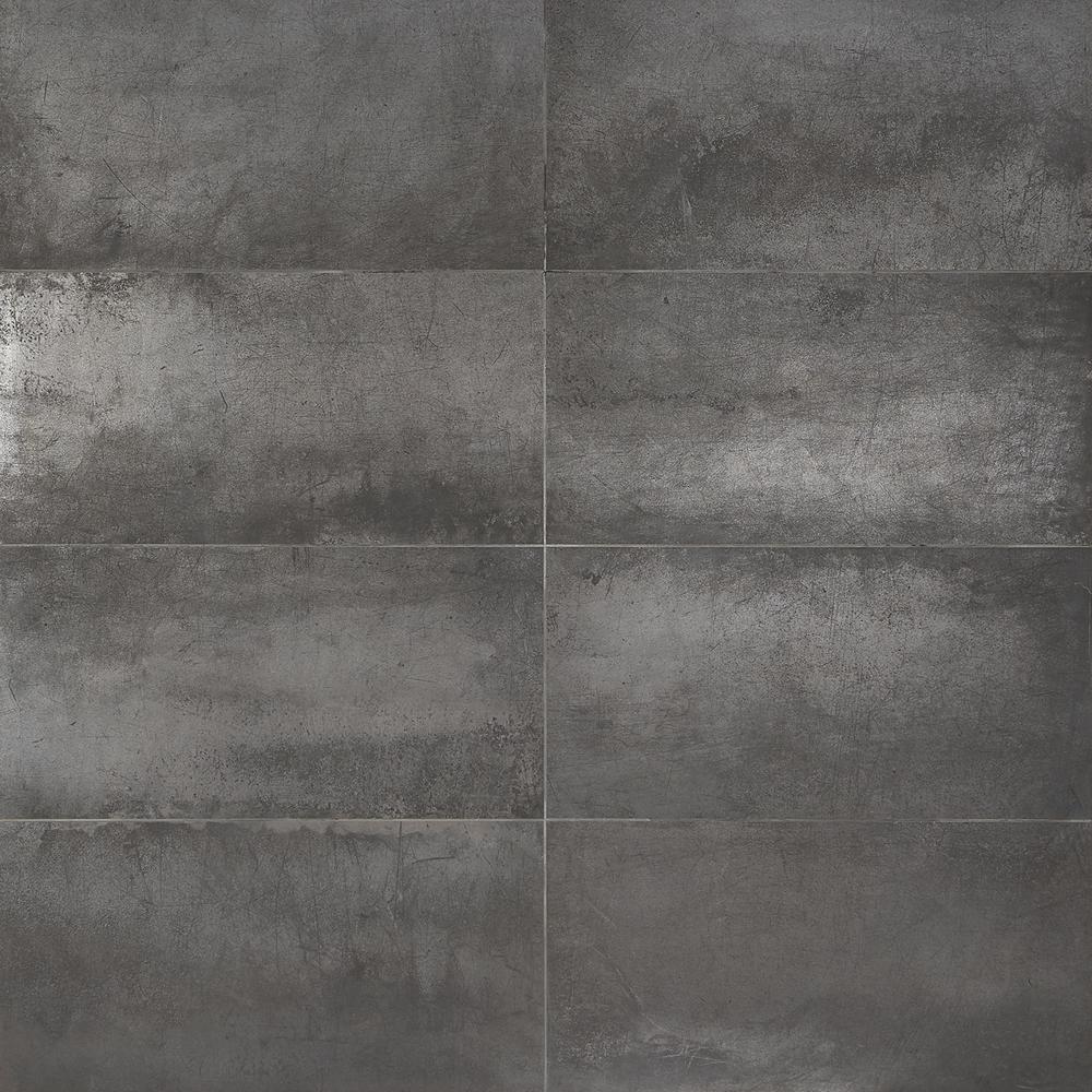 12x24 - Black - Porcelain Tile - Tile - The Home Depot