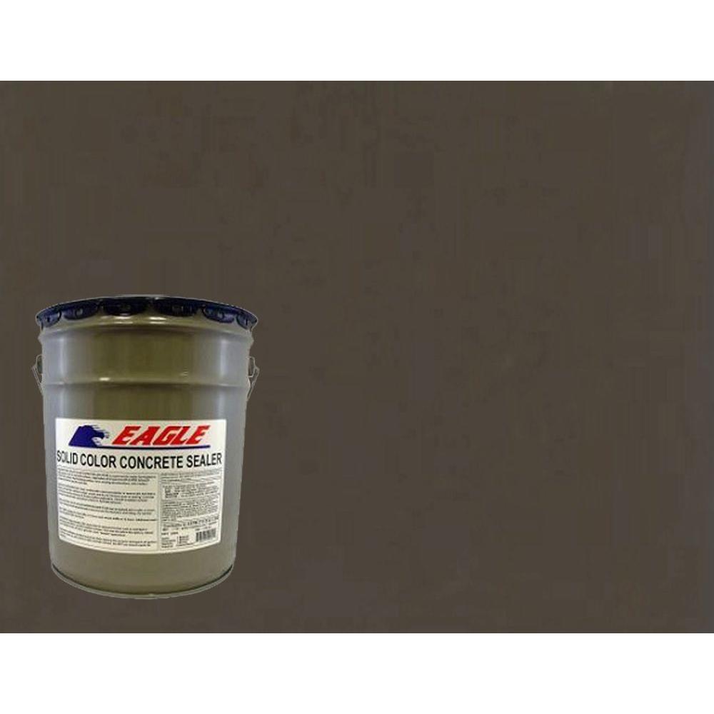 Eagle 5 gal. Autumn Brown Solid Color Solvent Based Concrete Sealer ...