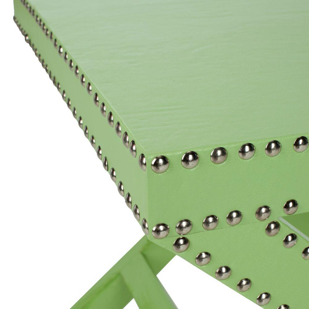 Safavieh Jeanine Light Green End Table FOX9500D - The Home Depot