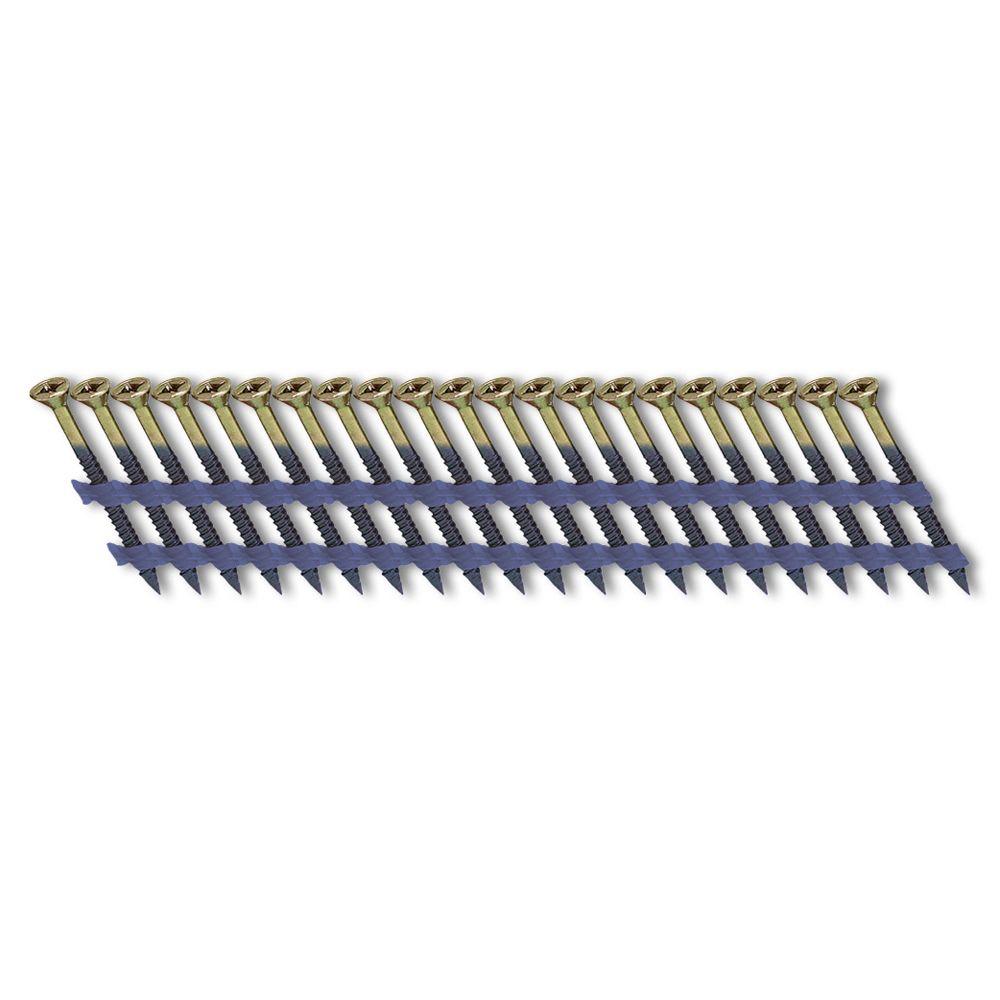 Scrail 2-1/4 in. x 1/9 in. 20-Degree Plastic Strip Nail Screw Fastener ...