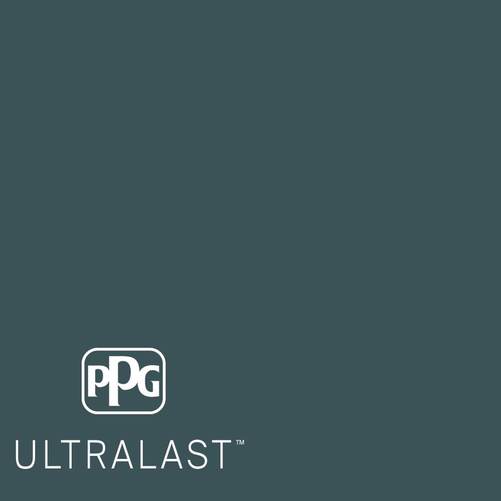 PPG UltraLast 1 qt. PPG1034-7 Mountain Pine Eggshell Interior Paint and ...