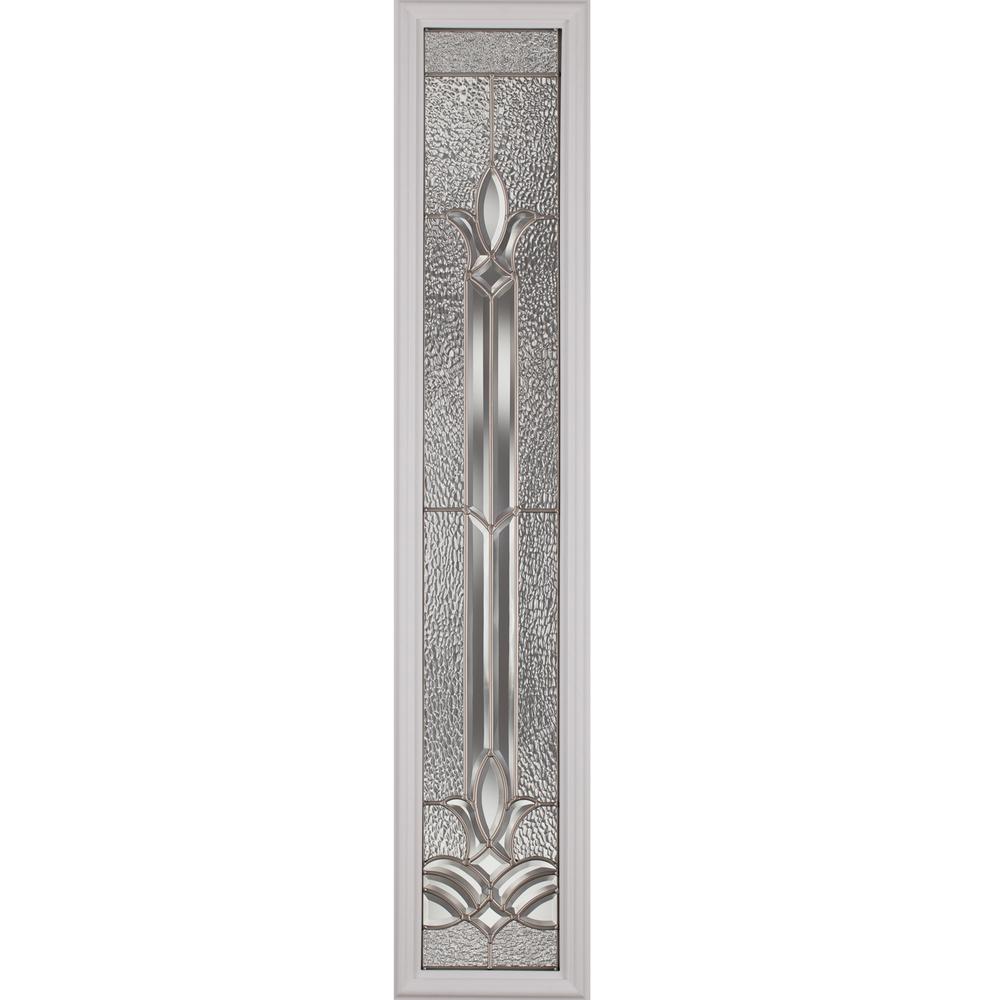 ODL Bristol with Satin Nickel Caming 8 in. x 48 in. x 1 in. with White ...