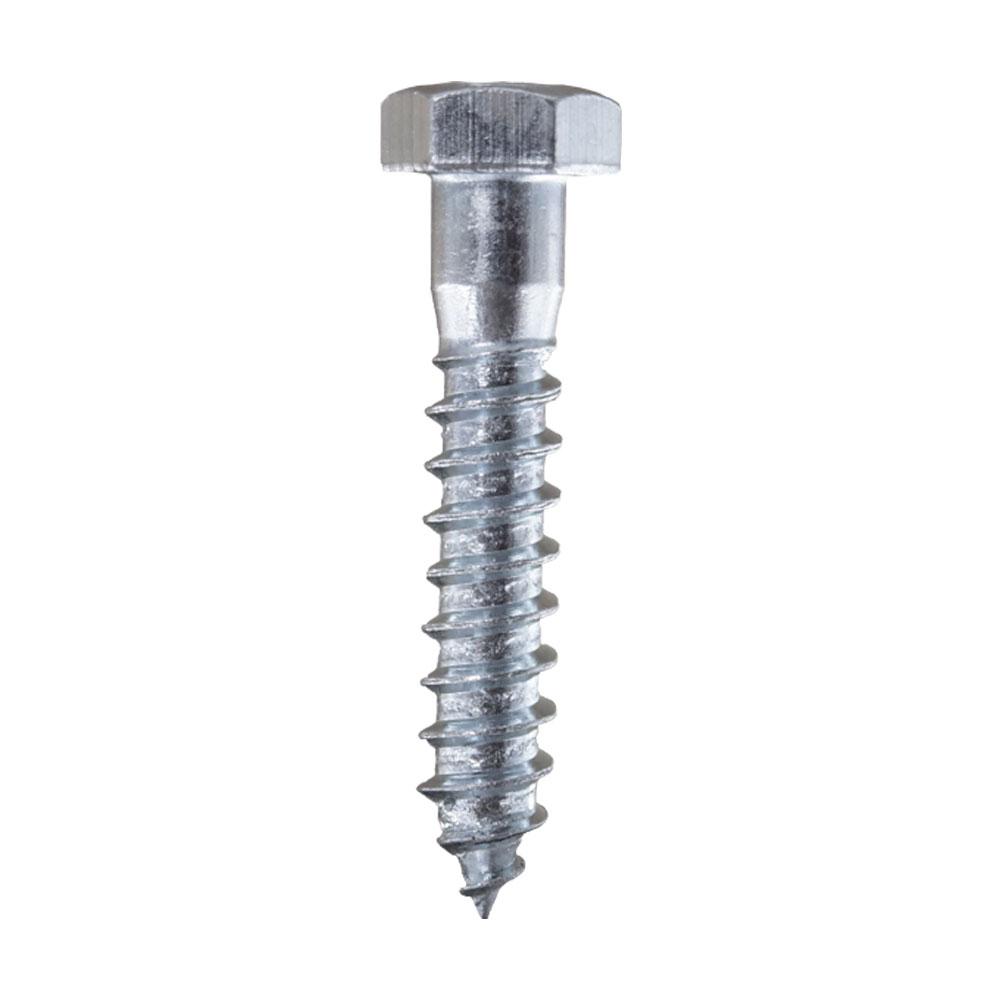 1/2 X 3 Zinc Plated Grade 2 Lag Screws Pack of 12 tillescenter Screws ...