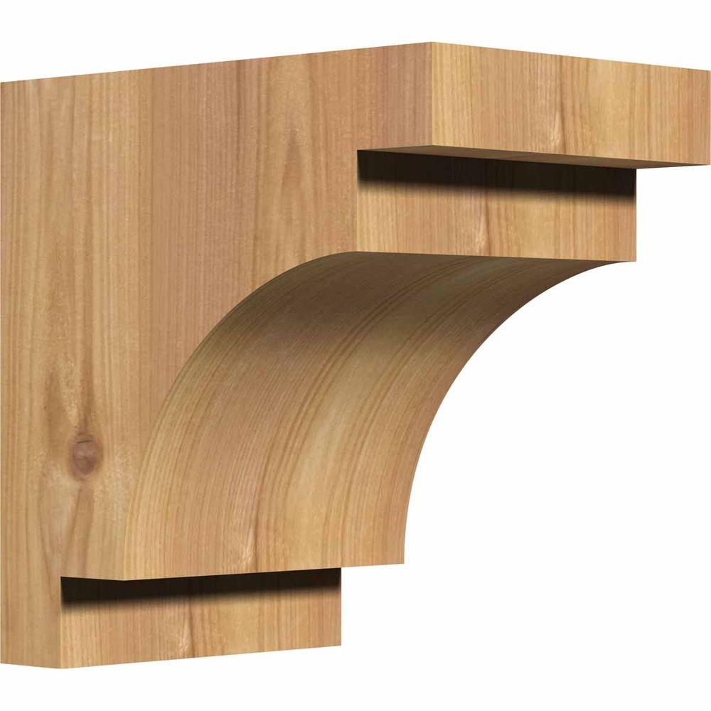 Ekena Millwork 5-1/2 in. x 8 in. x 8 in. Western Red Cedar ...