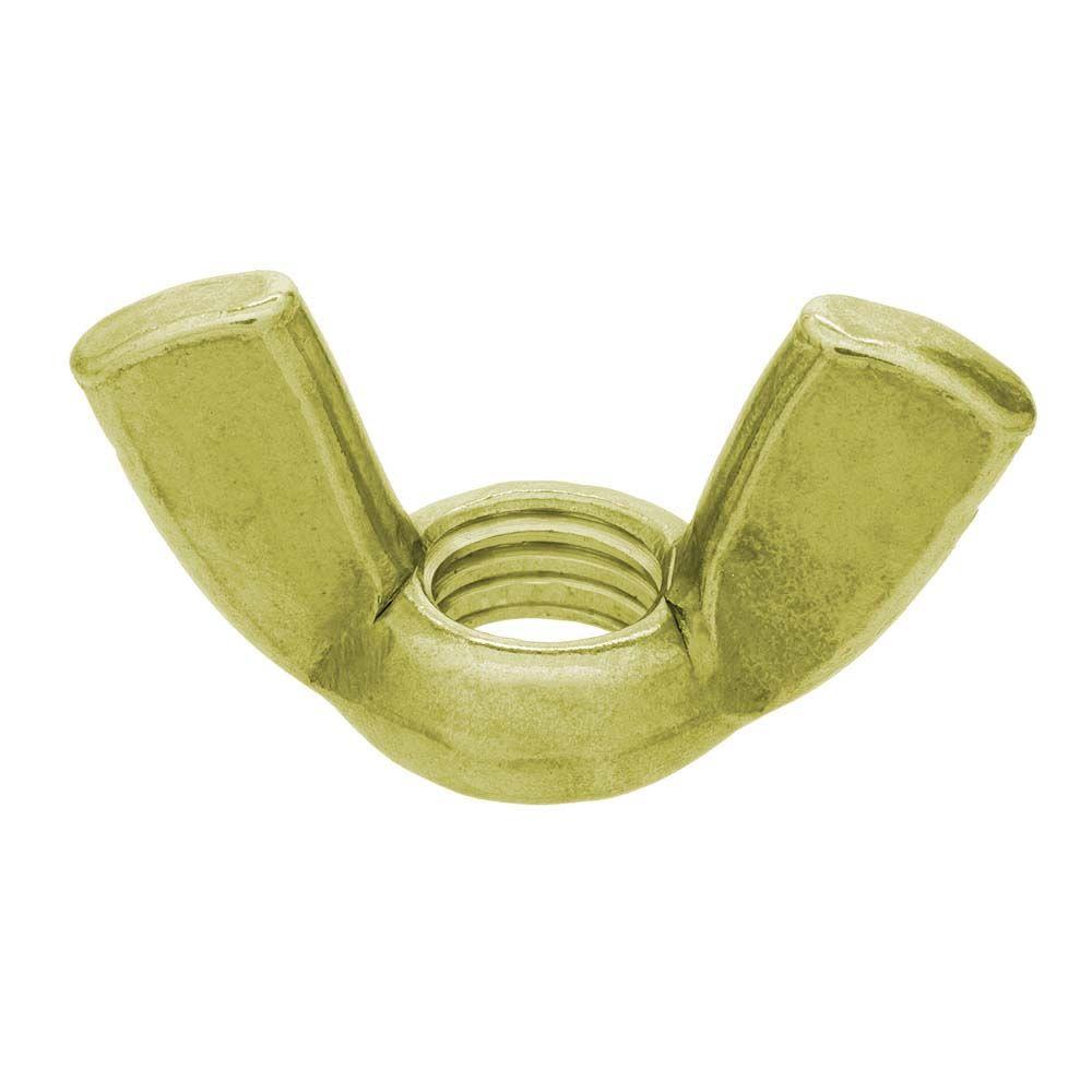 Everbilt 1/4 in. Brass Wing Nut-800588 - The Home Depot Everbilt 1/4 in. Brass Wing Nut-800588 - The Home Depot