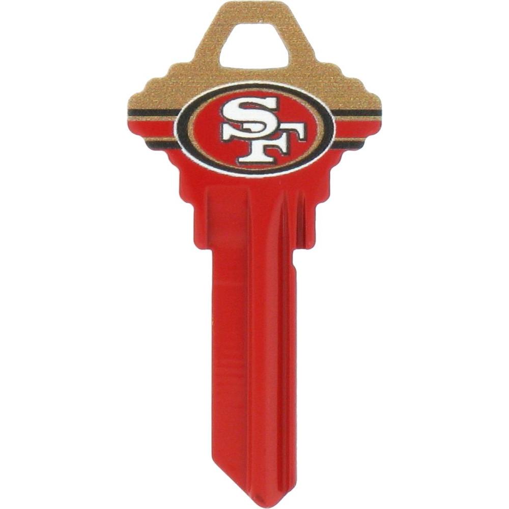 Hillman #68 NFL San Francisco 49ers House Key-89590 - The Home Depot