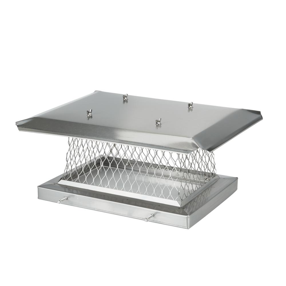 HY-C 13 in. x 13 in. Stackable Multi-Pack Single Flue Chimney Cap in ...