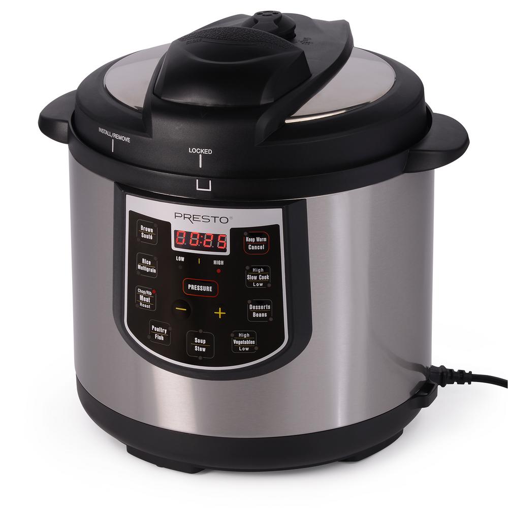 Presto 6 Qt Pressure Cooker 02141 The Home Depot Presto 6 Qt Pressure Cooker 02141 The Home Depot