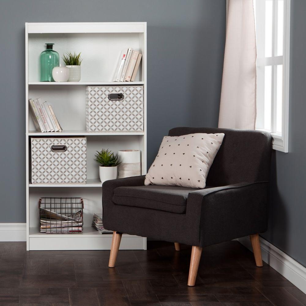 South Shore Axess Pure White Open Bookcase-8050142K - The Home Depot