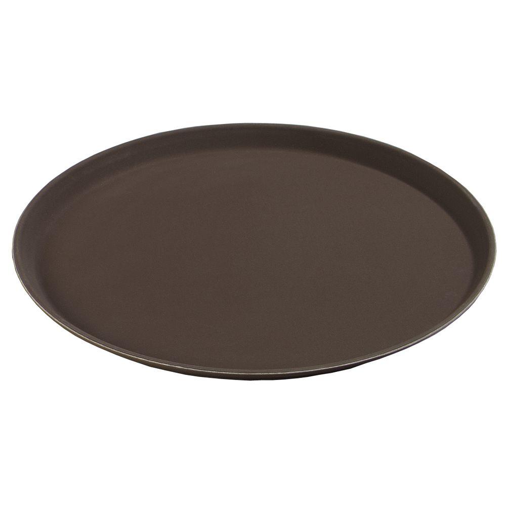 Carlisle 11 in. Diameter Polypropylene Round Tray with Rubber Liner in ...