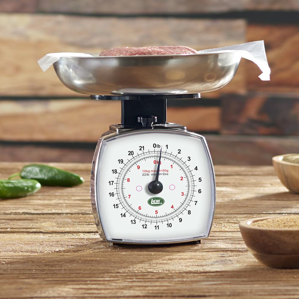 LEM 22 lbs. Capacity Food Scale 1392 - The Home Depot