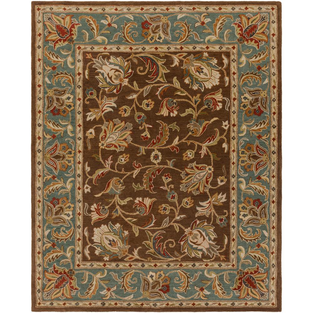 Home Dynamix Bazaar Zag Dark Brown 7 ft. 10 in. x 10 ft. 1 in. Indoor ...