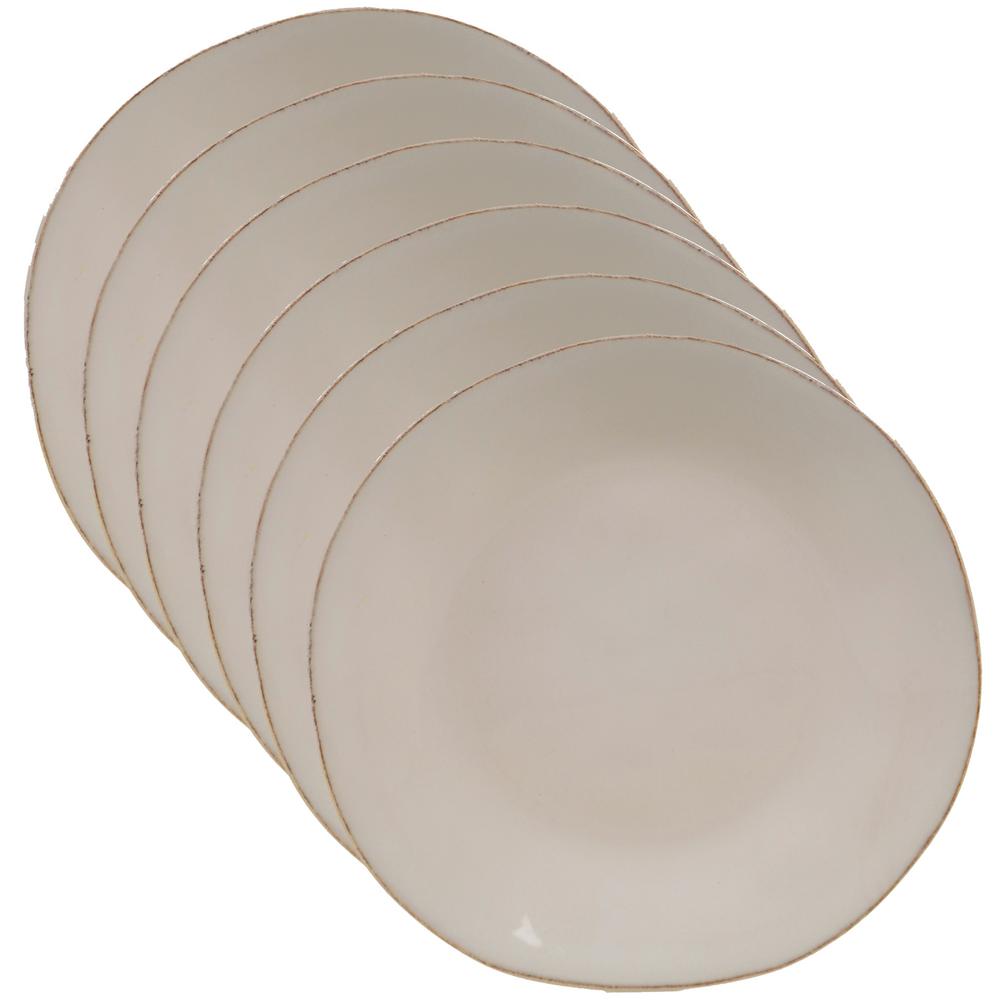 Certified International Harmony 6-Piece Traditional Light Grey Ceramic ...