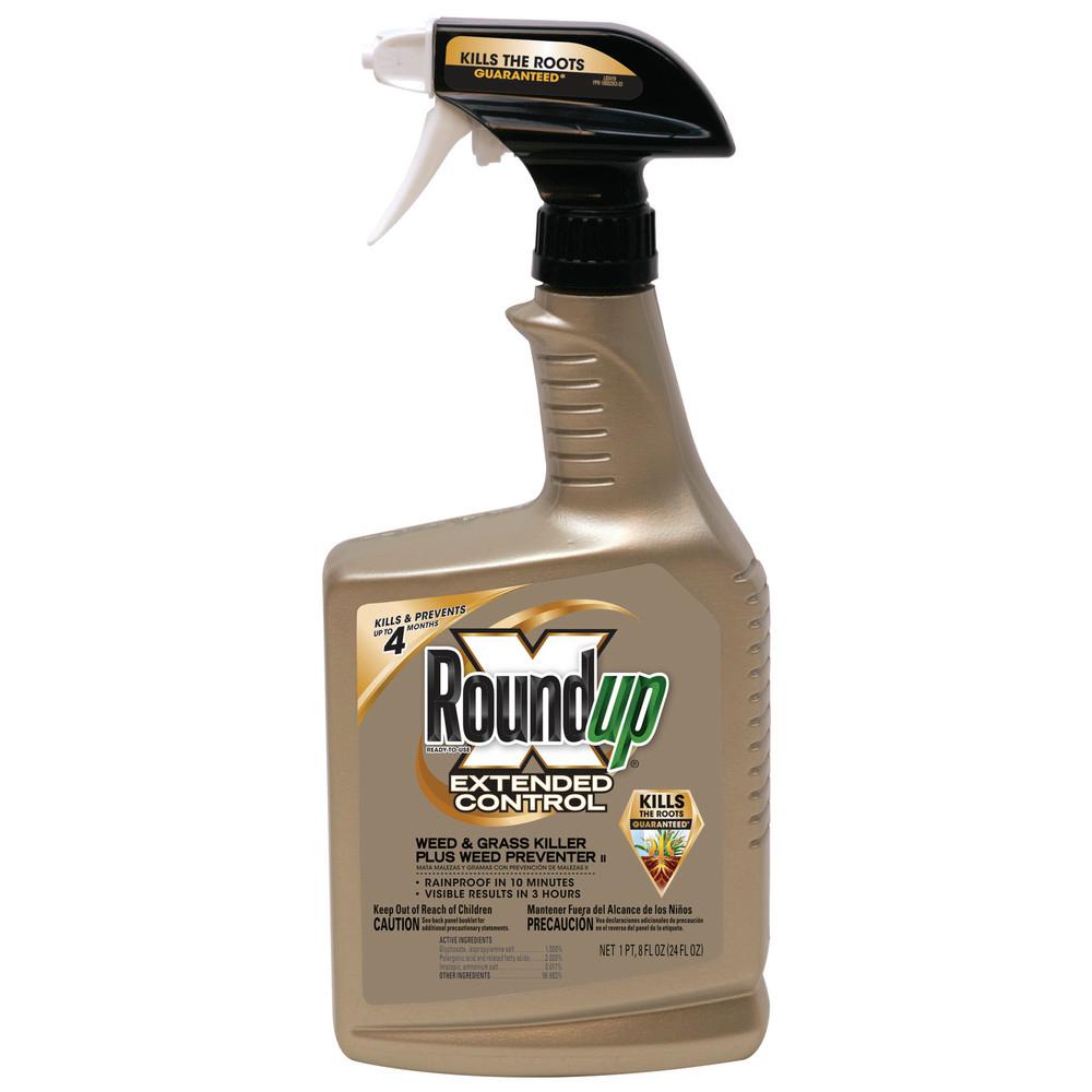 Roundup 24 Oz Extended Control W And G Killer Rtu Trigger 5107303 The Home Depot
