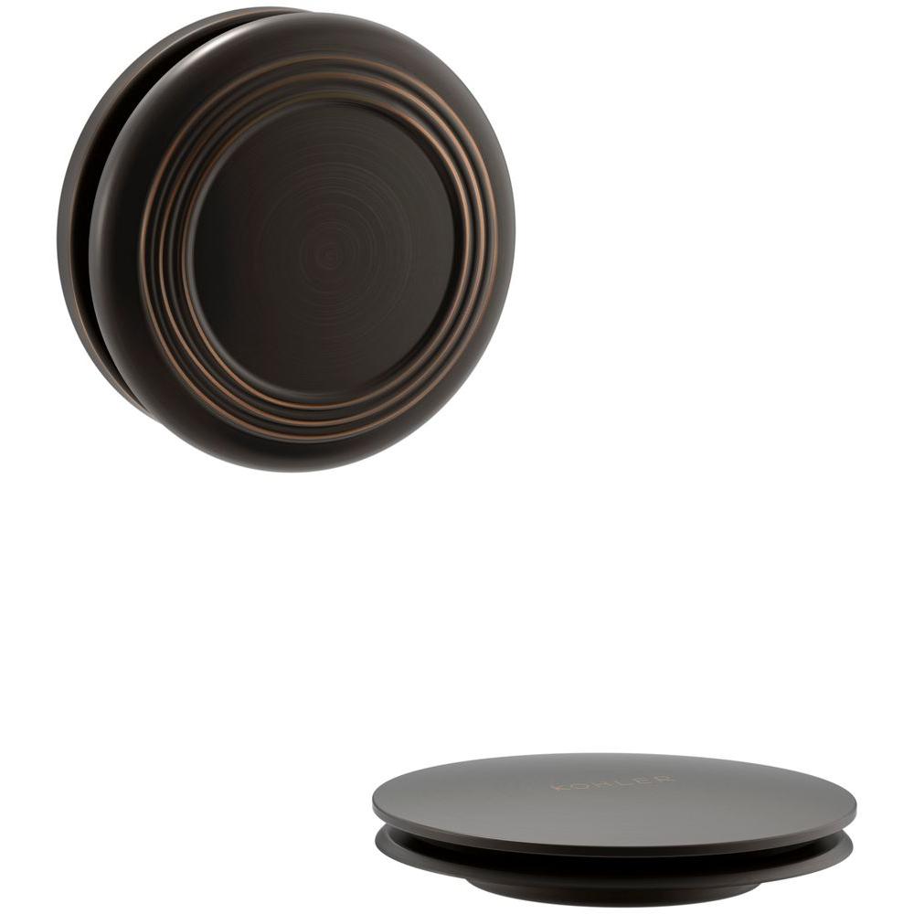 KOHLER PureFlo 2-13/16 in. H Traditional Push Button Bath Drain Trim in ...