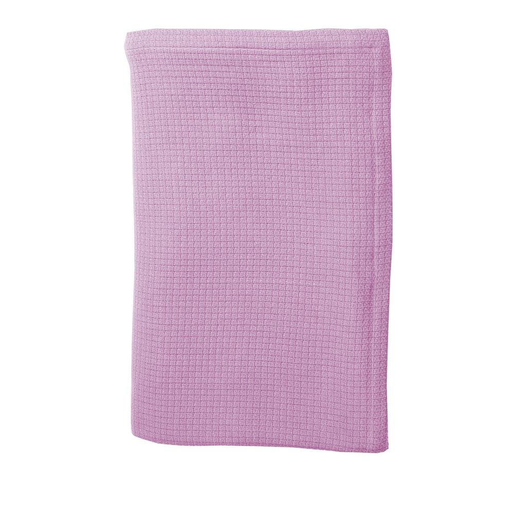 The Company Store Cotton Weave Pale Lilac Throw Blanket KO33-THRW ...