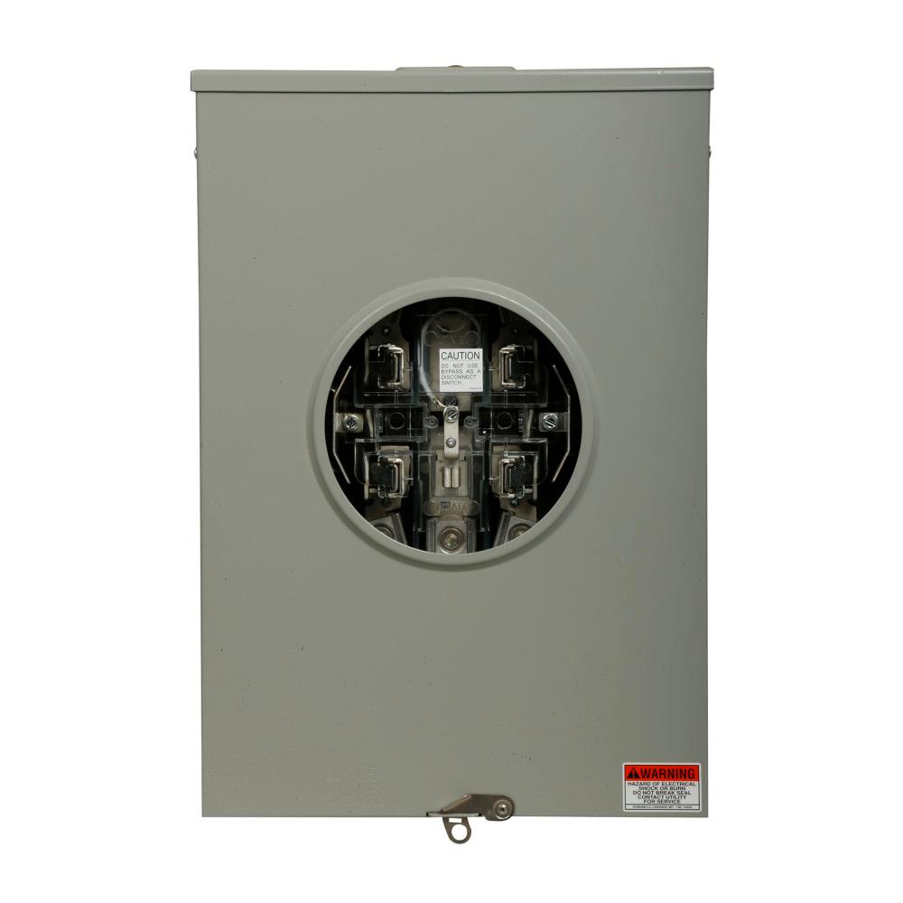 Eaton 200 Amp Commercial Lever Bypass Meter Socket-UTE5213CCH - The ...