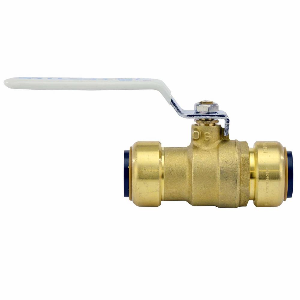 Tectite 3/4 in. Brass Push-to-Connect Ball Valve-FSBBV34 - The Home Depot