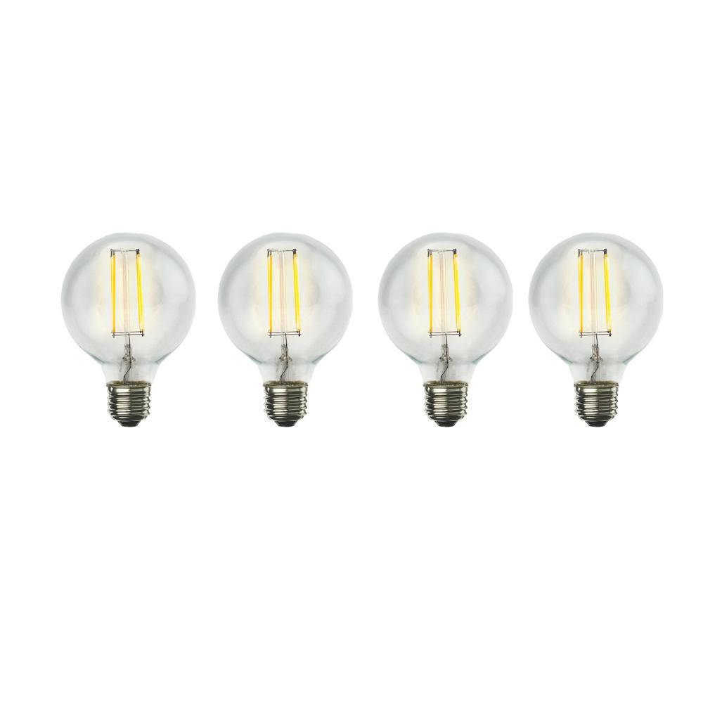 Bulbrite 60W Equivalent Warm White Light G25 Dimmable LED Filament ...