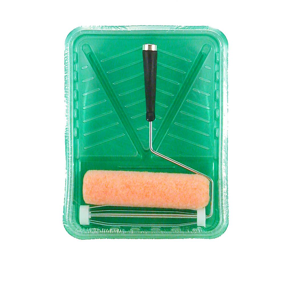 3-Piece Deluxe 9 in. Plastic Tray Painting Kit (18-Pack)-H9XGP - The ...