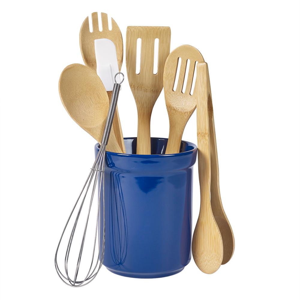 Basic Essentials 8-Piece Dark Blue Tub of Tools-TTU-T7259-EC - The Home ...