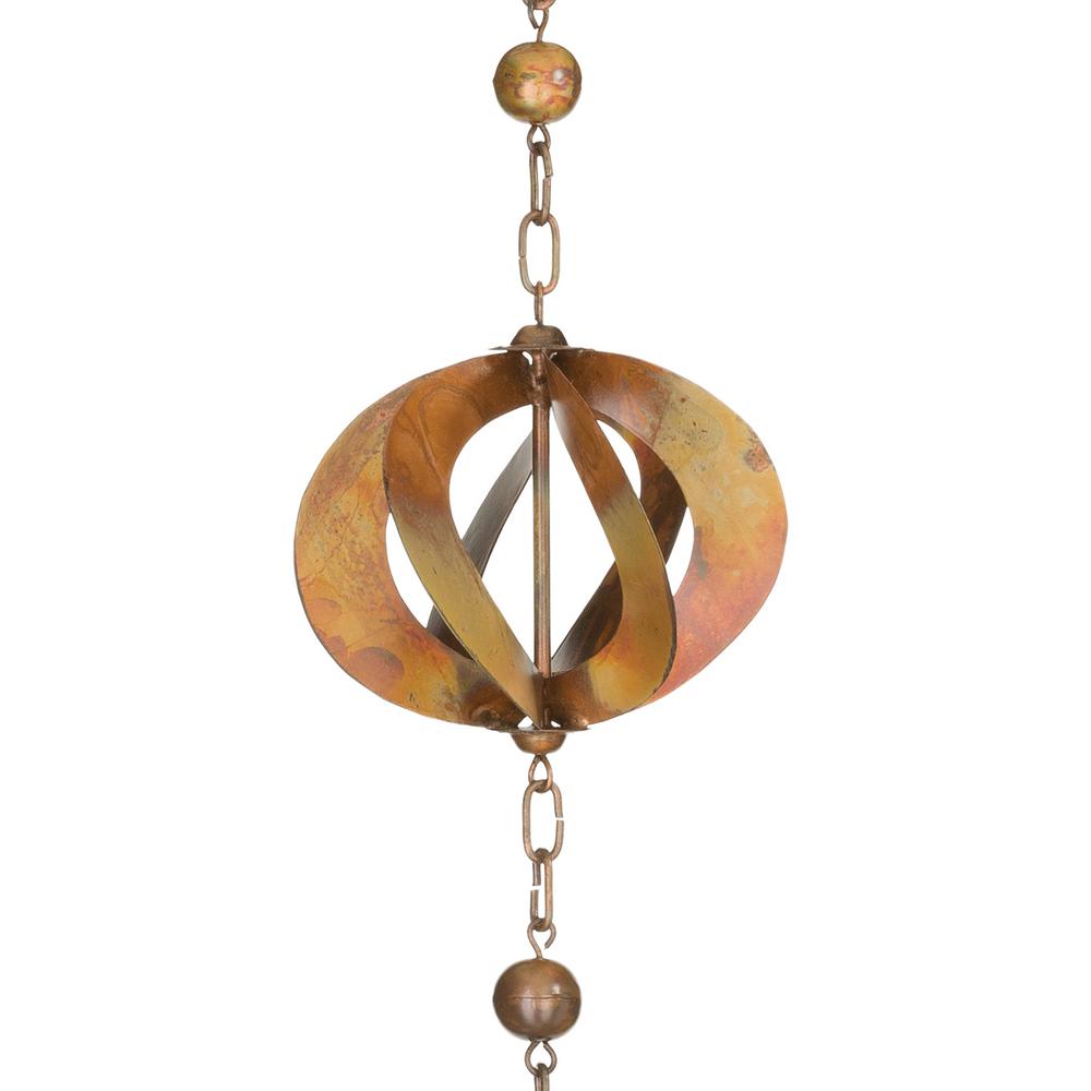 Regal Rain Chain-Copper Spinner-20454 - The Home Depot