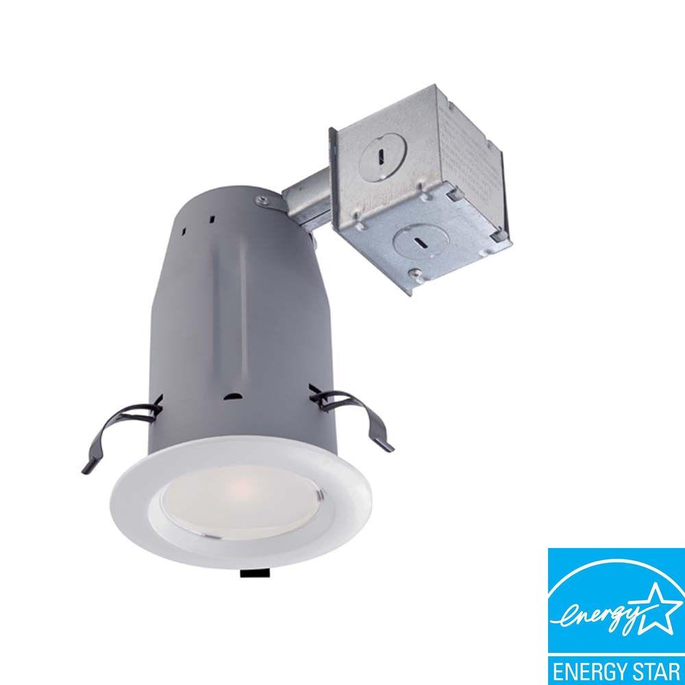 Commercial Electric 3 in. White LED Recessed Baffle Kit-CER3LICR3730WH ...