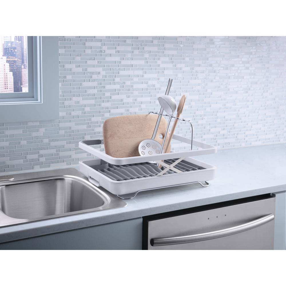 Kohler Drying Rack Basket 15 In Angled Collapsible Utensil Rack Lift
