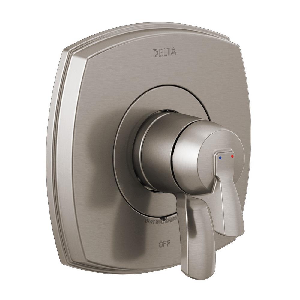 Delta Stryke 1-Handle Wall Mount 3-Setting Diverter Valve Trim Kit in ...