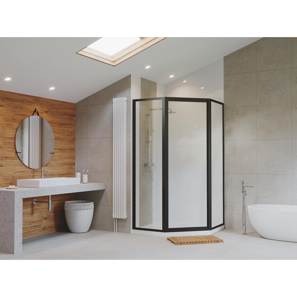 Coastal Shower Doors Legend 59 in. x 70 in. Framed Neo-Angle Swing ...