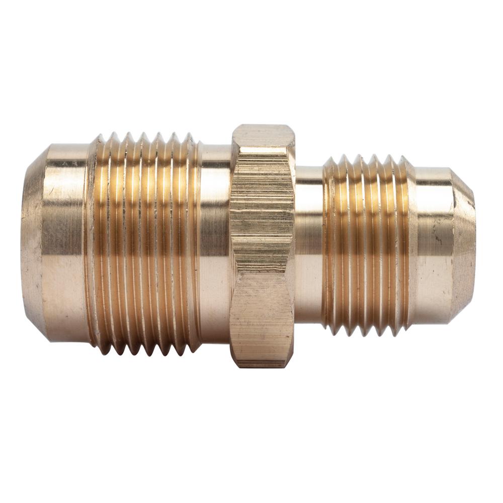 LTWFITTING 3/4 in. MIP x 1/8 in. FIP Brass Pipe Hex Bushing Fitting (5 ...
