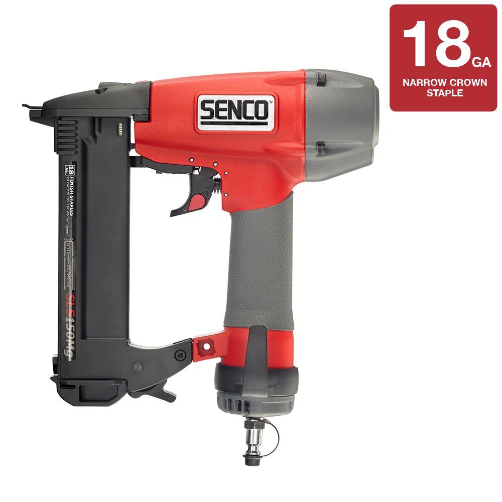 Senco SLS150MG 1 4 In 18 Gauge Crown Stapler 8C0001N The Home Depot Senco SLS150MG 1 4 In 18 Gauge Crown Stapler 8C0001N The Home Depot