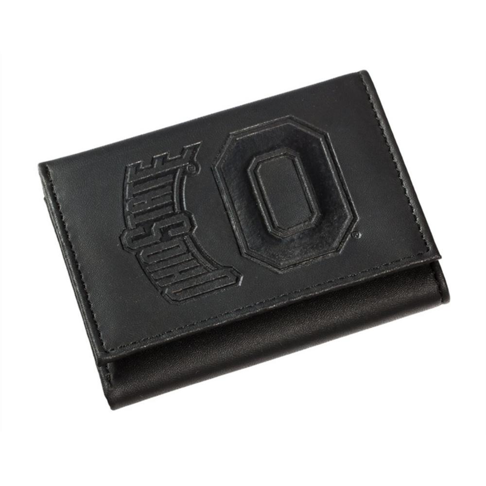 Team Sports America Ohio State University NCAA Leather Tri-Fold Wallet ...