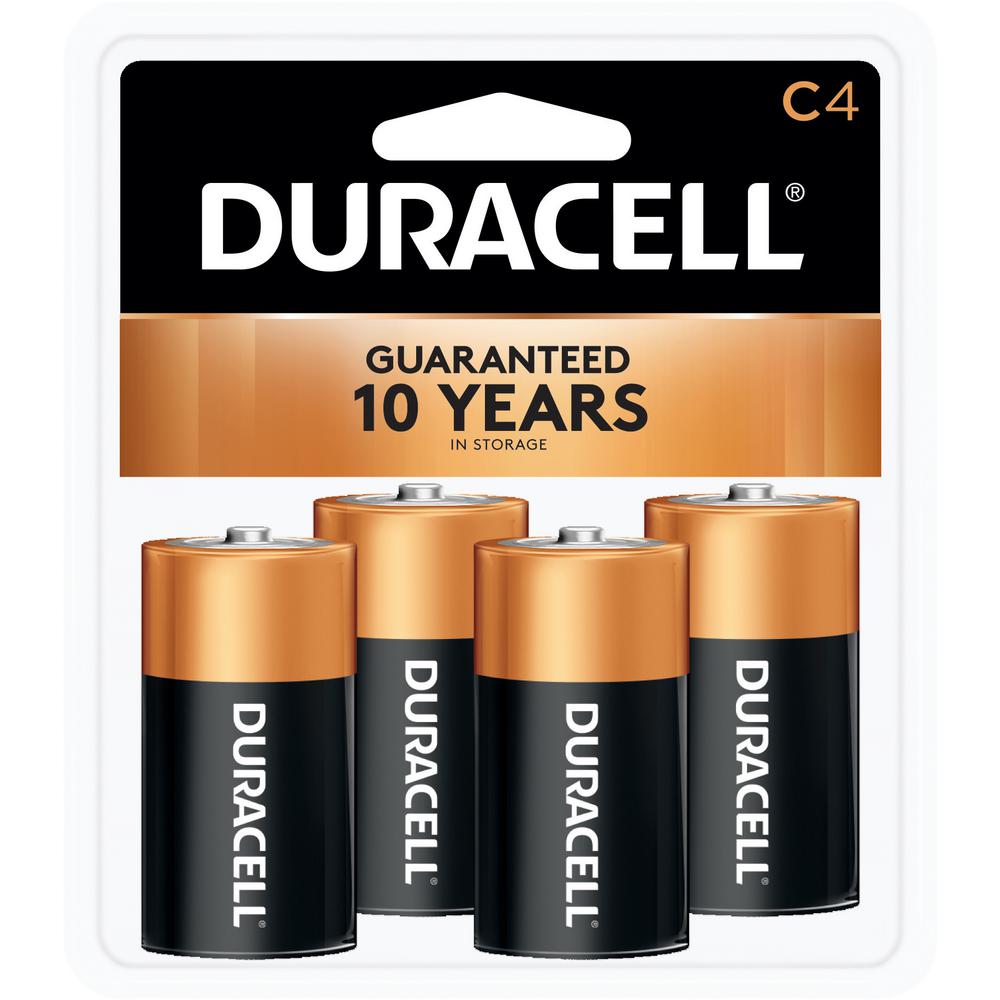 Duracell Coppertop C Battery 4 Pack EX tremes