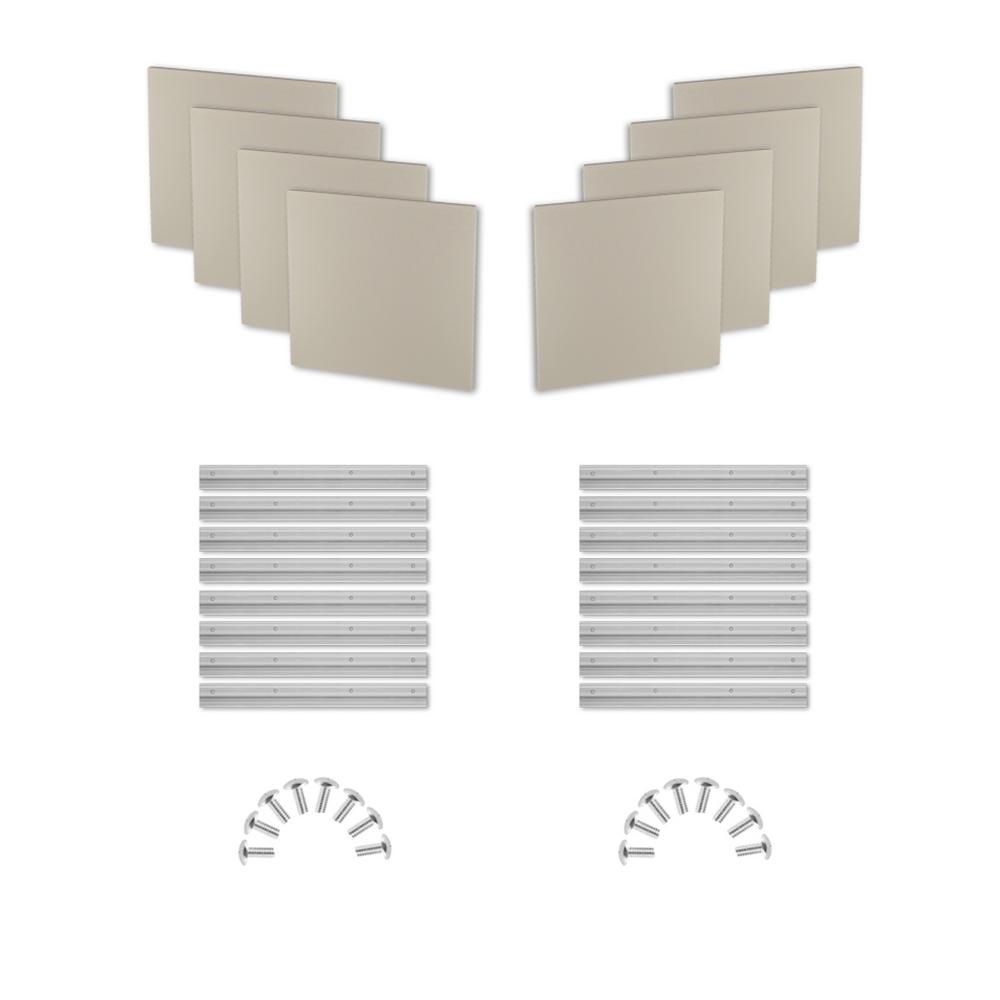 PROSOCOUSTIC 24 in. W x 24 in. L x 1.6 in. H Stone Fabric Absorption ...