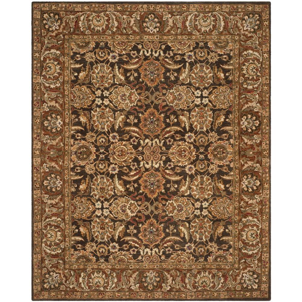Safavieh Anatolia Teal/Brown 9 ft. 6 in. x 13 ft. 6 in. Area Rug-AN557A ...