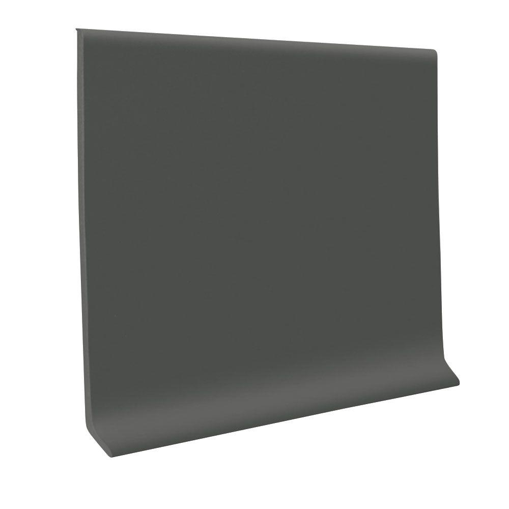 ROPPE 700 Series Charcoal 4 in. x 1/8 in. x 48 in. Thermoplastic Rubber ...