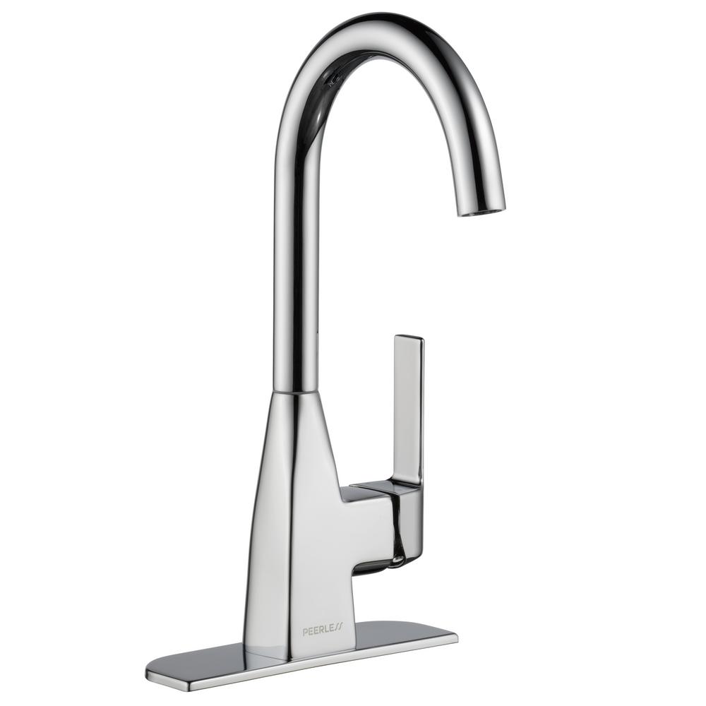 Peerless Xander Single Hole Single-Handle Bathroom Faucet with Metal ...