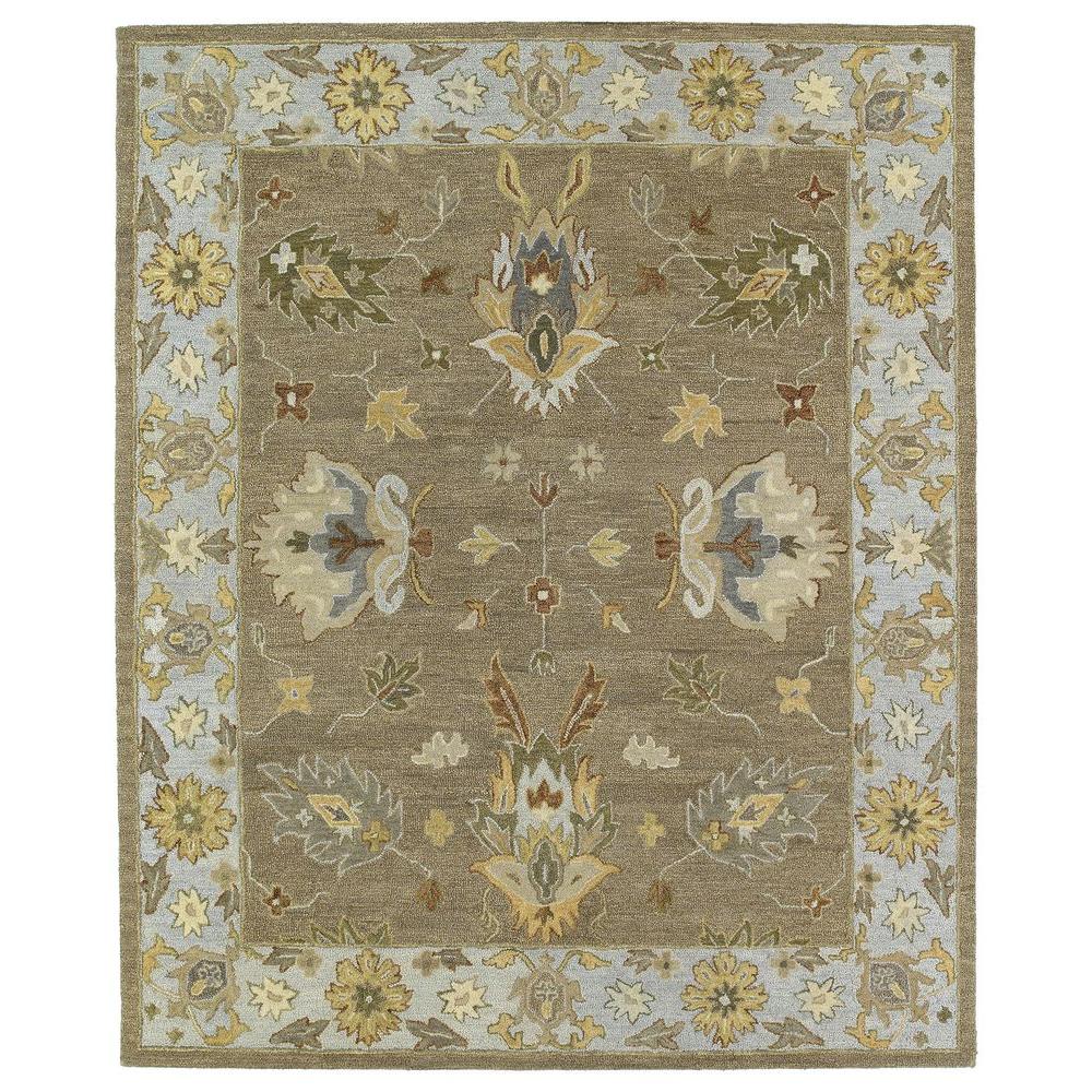 Kaleen Brooklyn Delaney Mocha 8 ft. x 11 ft. Area Rug-5303-60 8x11 ...
