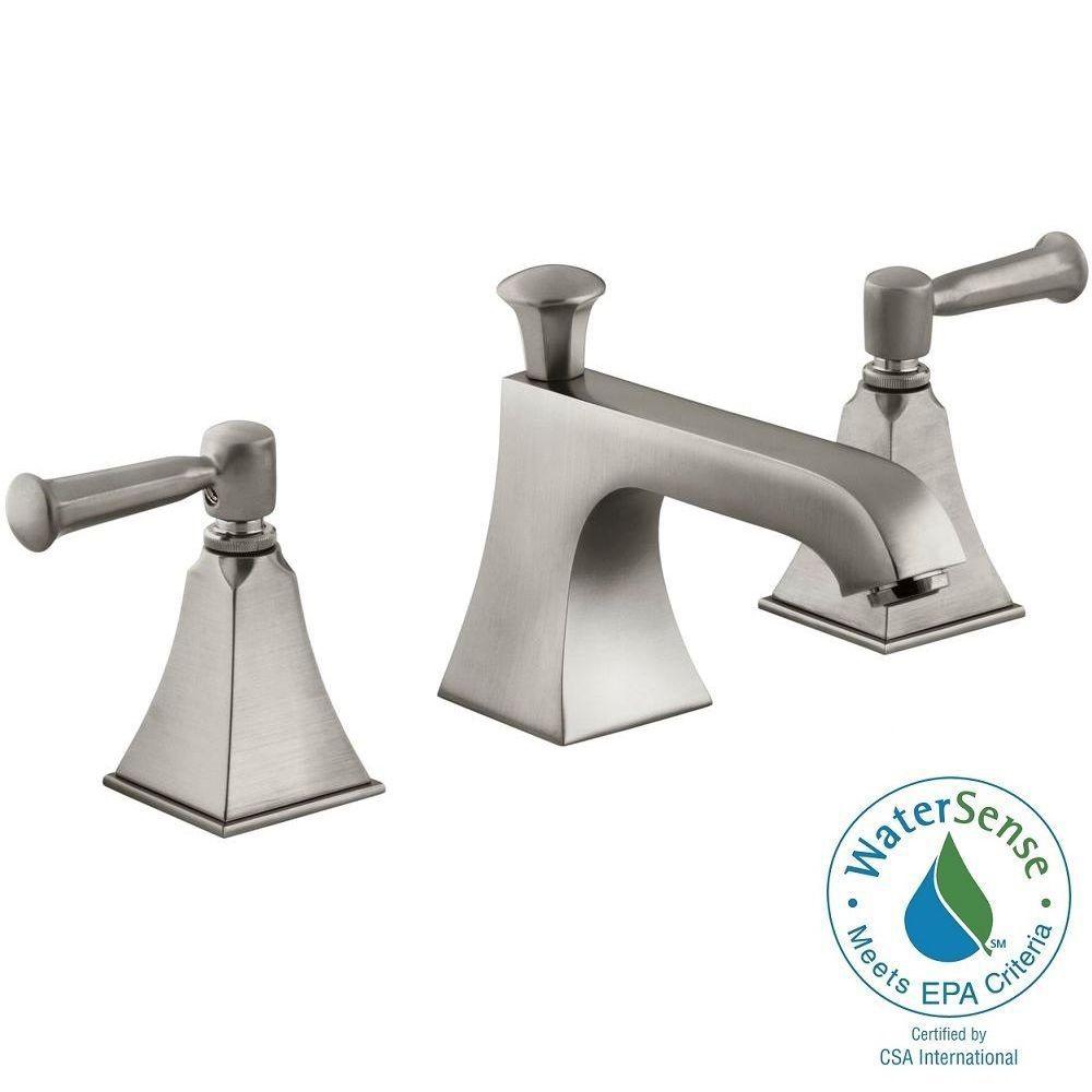 Delta Tolva 8 In. Widespread 2-Handle Bathroom Faucet In Brushed Nickel ...