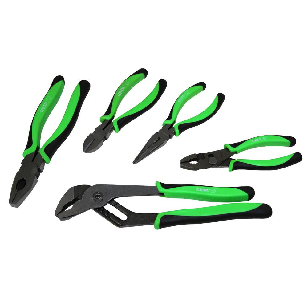 Grand Rapids Industrial Products Piler Set (5-Piece)-57055 - The Home Depot