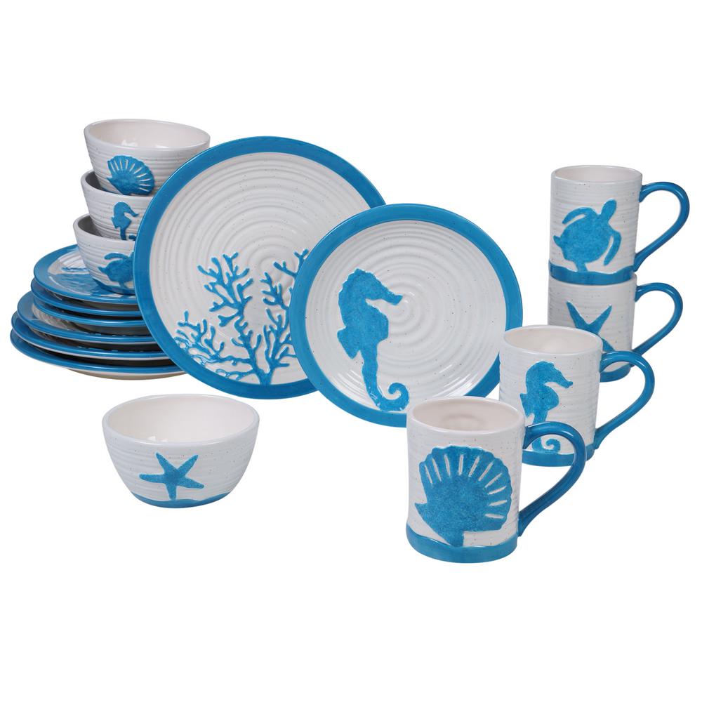 Certified International Farmhouse 16-Piece Country/Cottage Multi ...