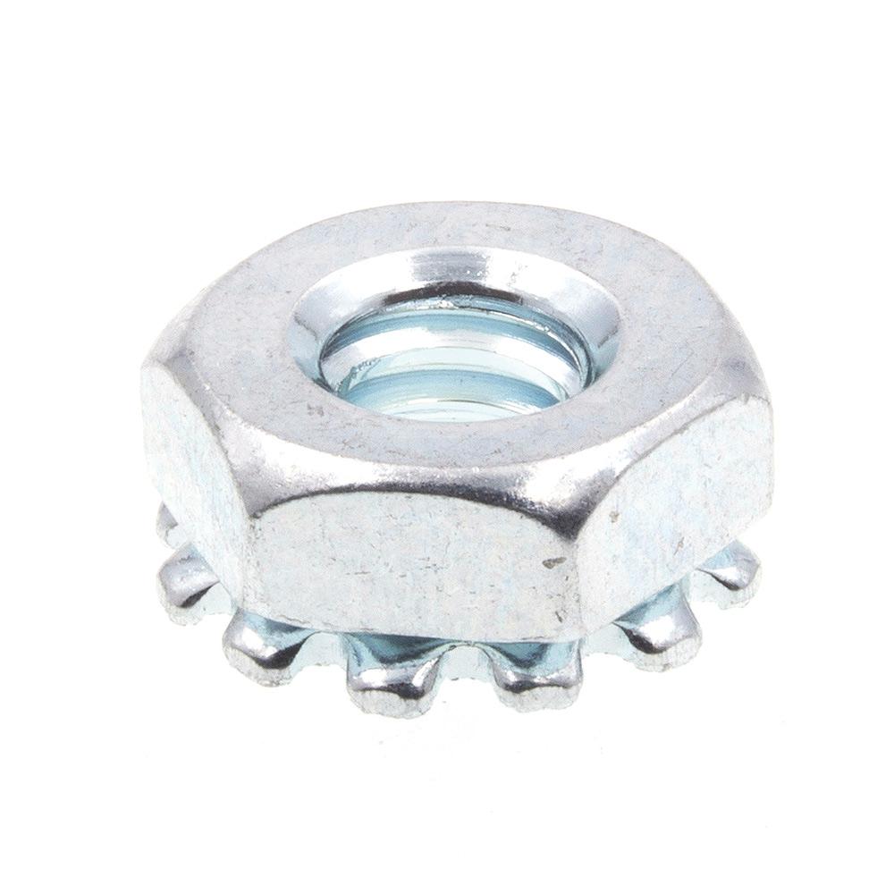 Prime-Line #10-24 Zinc Plated Steel K-Lock Nuts with External Tooth ...