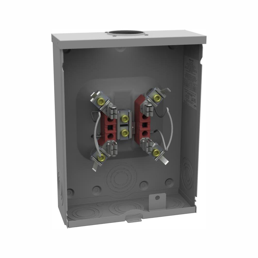 Milbank 200 Amp 4-Terminal Ringless Overhead/Underground Horn-Bypass ...