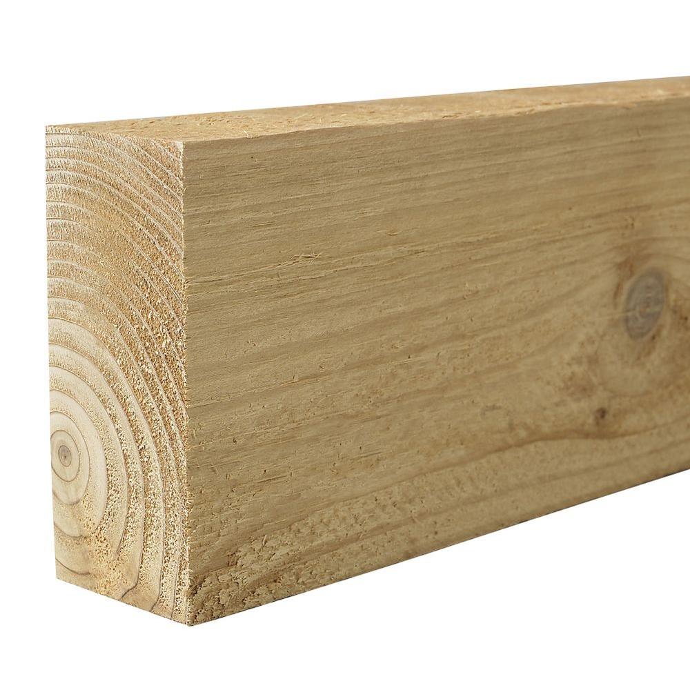 2 in. x 4 in. x 10 ft. Rough Green Western Red Cedar Lumber-501494 ...