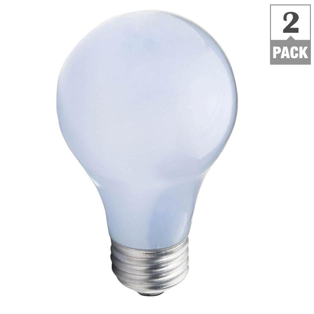 Philips 75-Watt Equivalent A19 Halogen Long Life Light Bulb (2-Pack ...