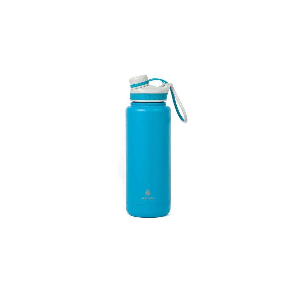 Manna Ranger Pro 40 oz. Teal Double Wall Stainless Steel Bottle-HD18606 ...