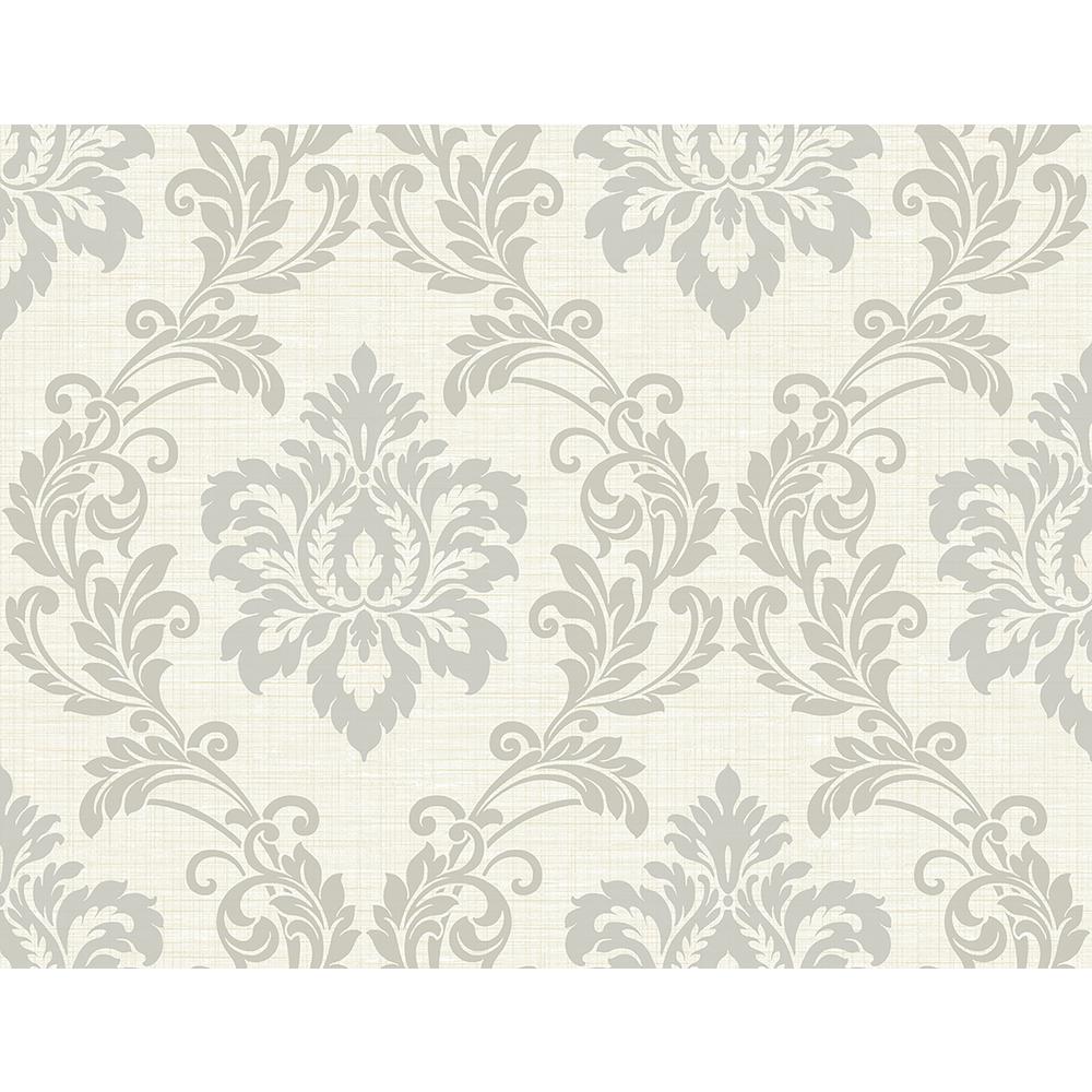 Ivory - Wallpaper - Home Decor - The Home Depot